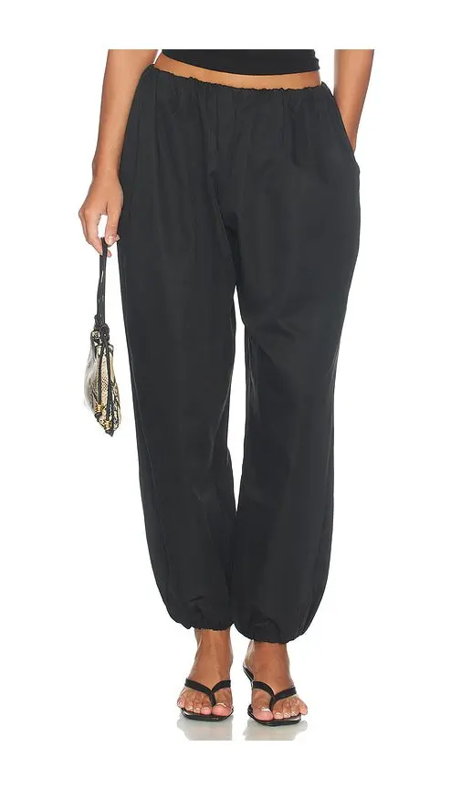 LOVERS AND FRIENDS Romee Nylon Pant - Black