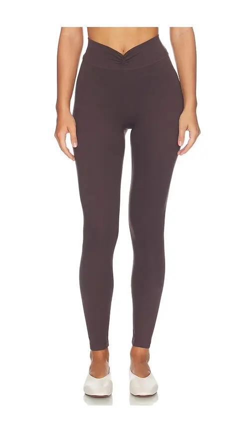 437 The Scrunch Legging In Brown - Espresso
