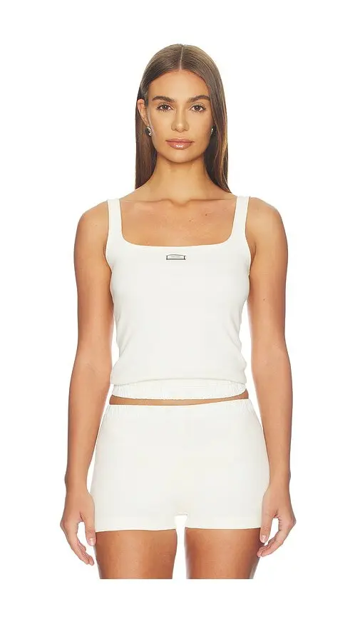 ENTIRE STUDIOS Lounge Tank In Cream