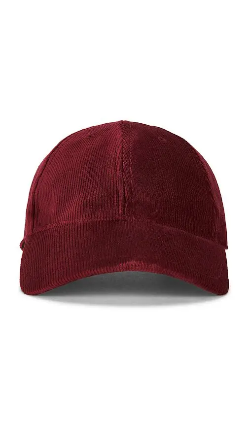 Rag & Bone Harlow Baseball Cap In Red