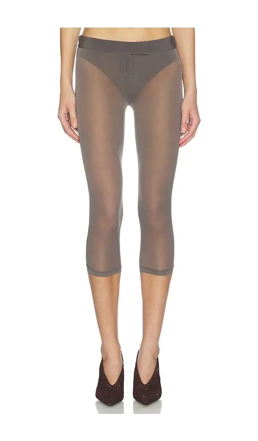 Magda Butrym Capri Pant In Taupe