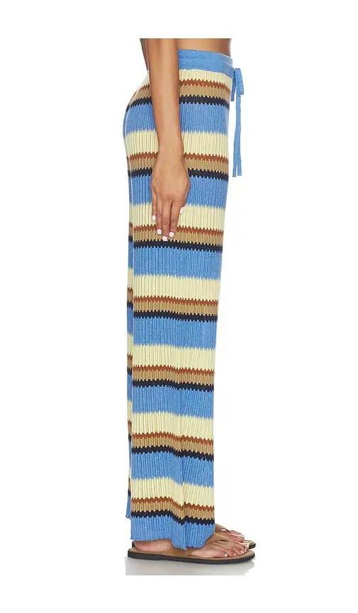 Guest In Residence Striped Palazzo Pant