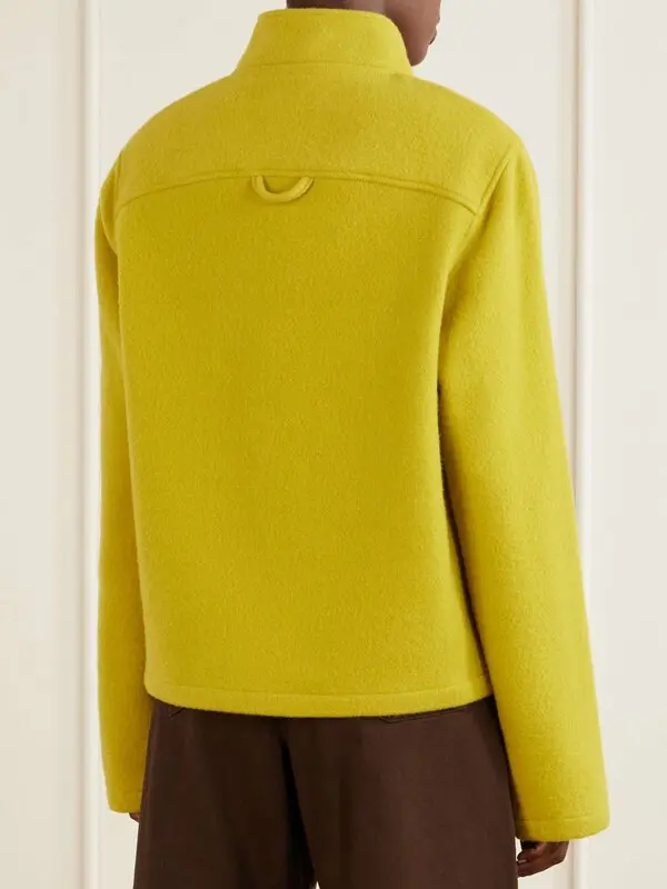 RIER City Wool-fleece Half-zip Sweatshirt