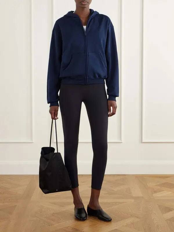 SKIMS Hooded Cotton-fleece Sweatshirt