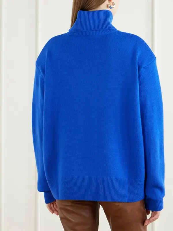 THE FRANKIE SHOP Gala Wool And Cashmere-blend Turtleneck Sweater