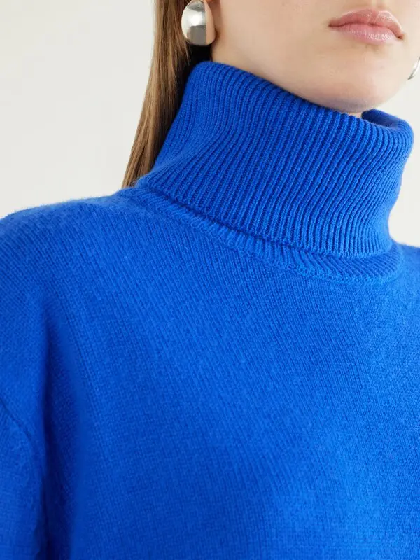 THE FRANKIE SHOP Gala Wool And Cashmere-blend Turtleneck Sweater