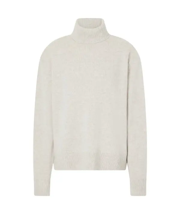 THE FRANKIE SHOP Gala Wool And Cashmere-blend Turtleneck Sweater - Neutrals