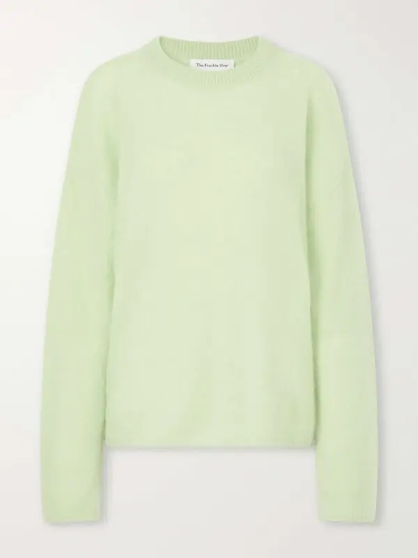 THE FRANKIE SHOP Timea Mohair And Wool-blend Sweater