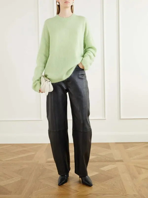 THE FRANKIE SHOP Timea Mohair And Wool-blend Sweater