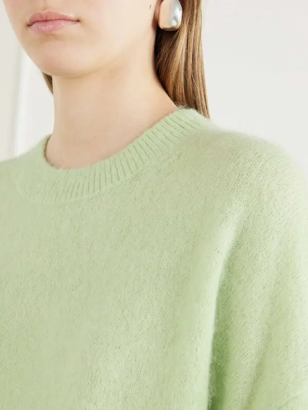 THE FRANKIE SHOP Timea Mohair And Wool-blend Sweater