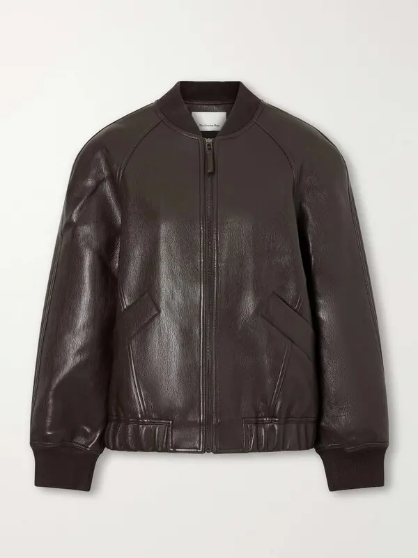 THE FRANKIE SHOP Alena Coated Bomber Jacket