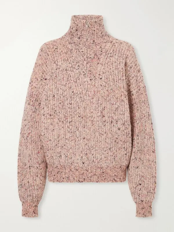 MARANT ETOILE Anita Ribbed Sweater - Pink