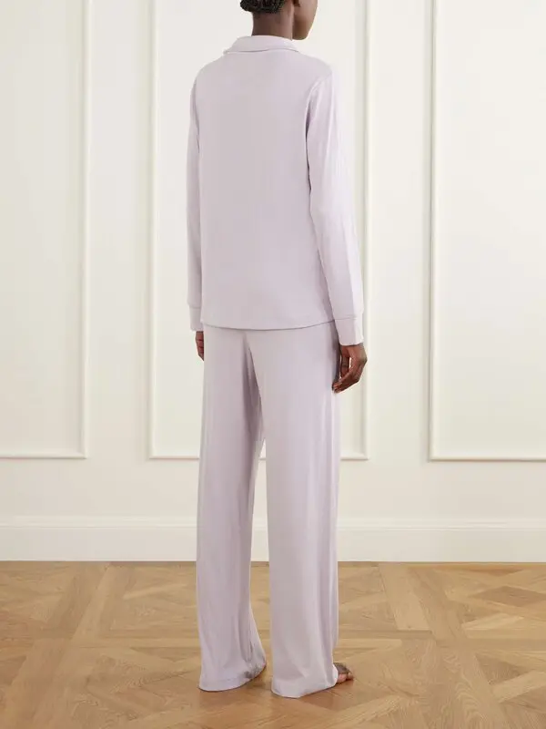 SKIMS Ribbed Stretch-modal Jersey Pajamas