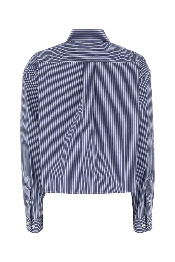 Miu Miu Embroidered Poplin Shirt