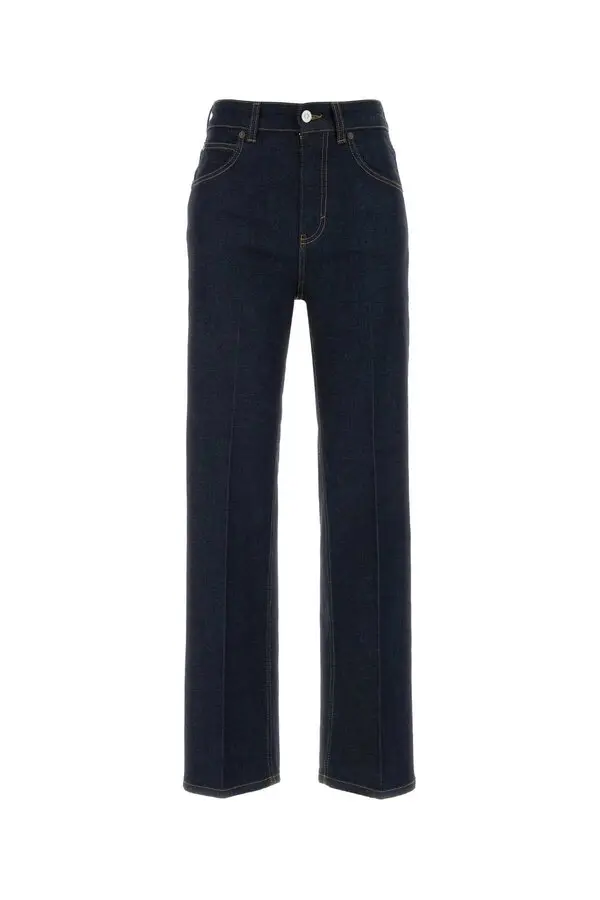 Victoria Beckham Stretch Denim Julia Jeans - Blue