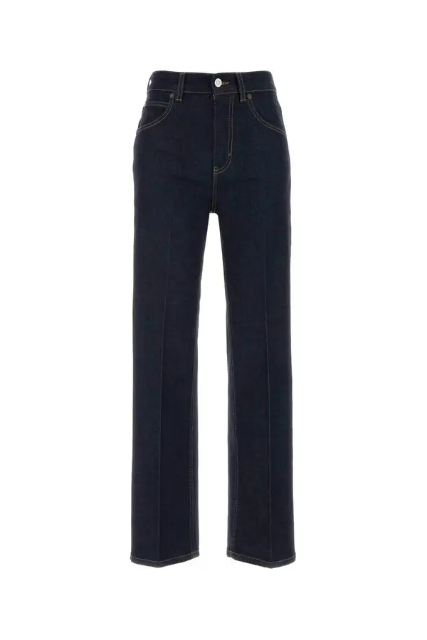Victoria Beckham Stretch Denim Julia Jeans - Blue