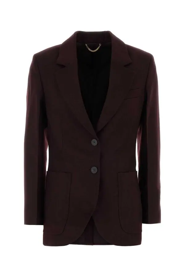 Victoria Beckham Wool Katherine Blazer - Purple