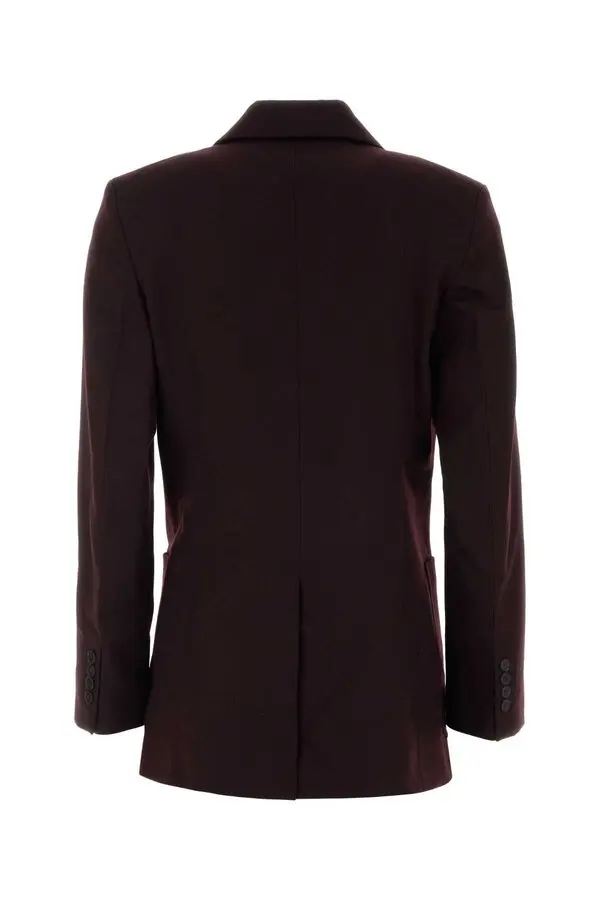 Victoria Beckham Wool Katherine Blazer - Purple