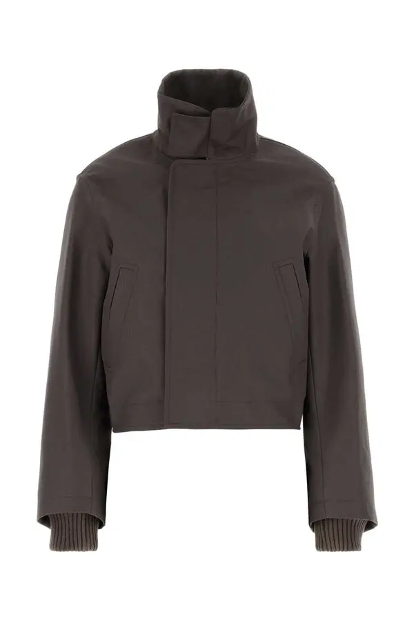 Victoria Beckham Cotton Jacket - Brown