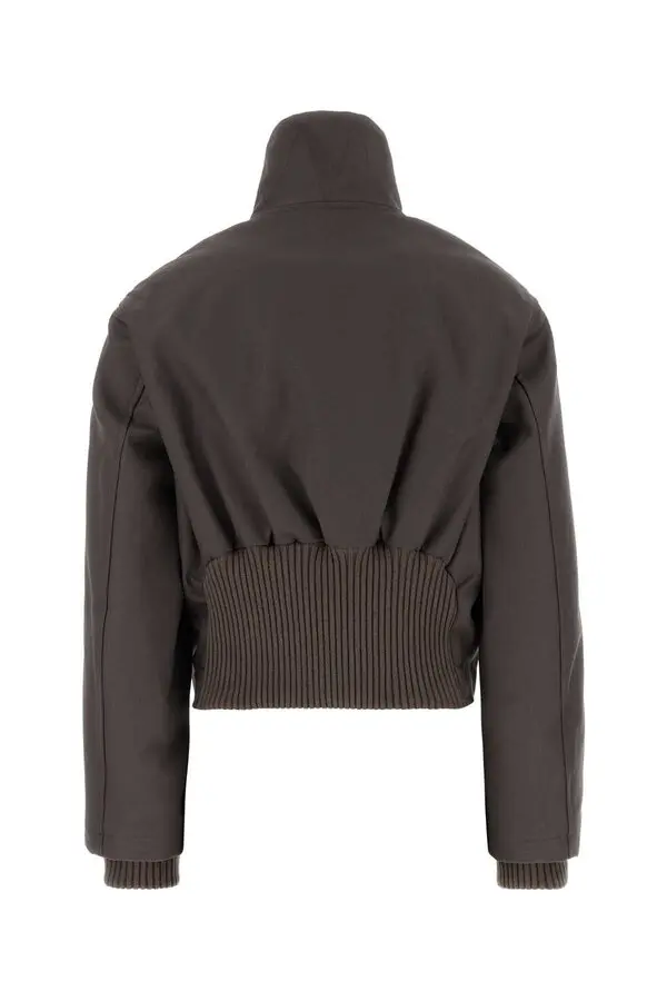 Victoria Beckham Cotton Jacket - Brown
