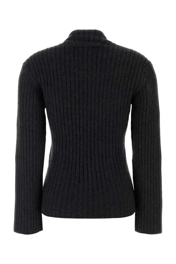 Victoria Beckham Wool Blend Sweater - Gray
