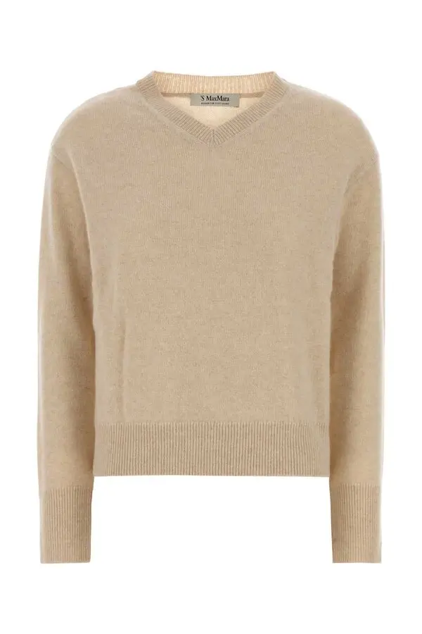 Max Mara Sand Cashmere Fata Sweater - Brown