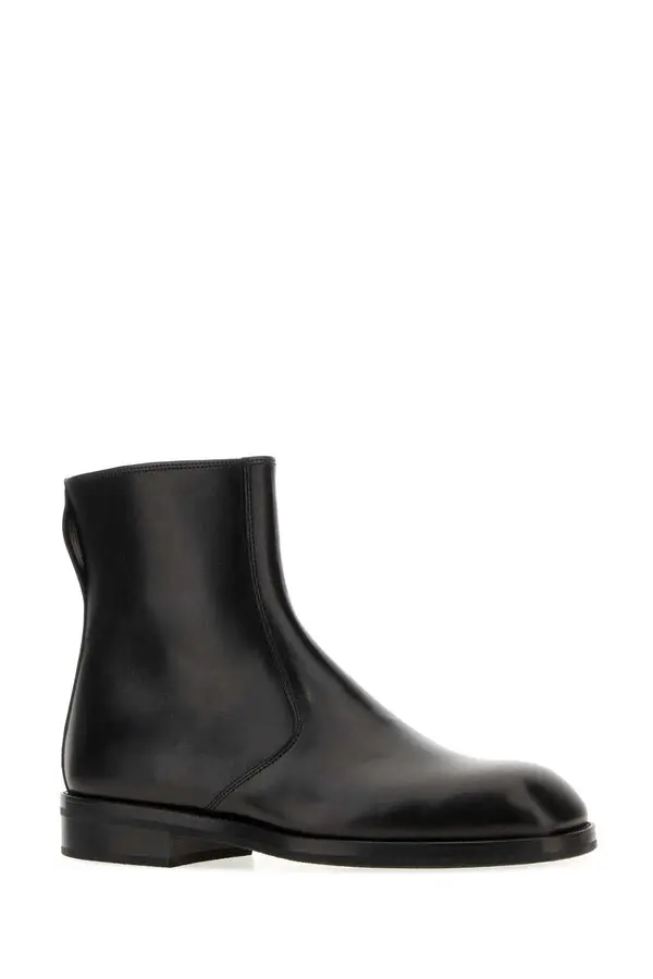 LEMAIRE Leather Ankle Boots