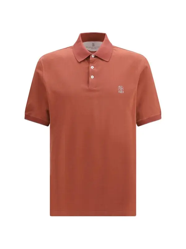 Brunello Cucinelli Cotton Polo - Red