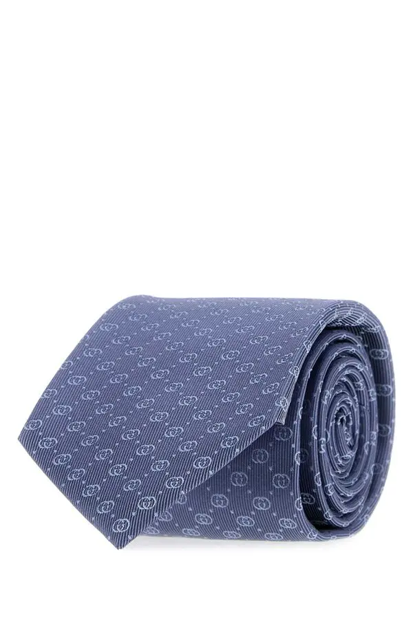 Gucci Air Force Silk Tie - Blue