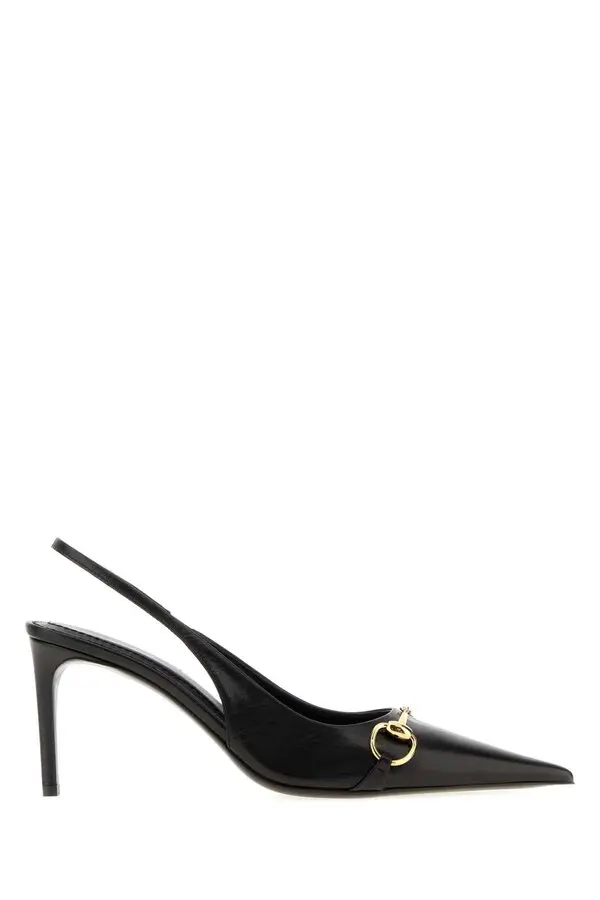 Gucci Leather Donna Pumps - Black