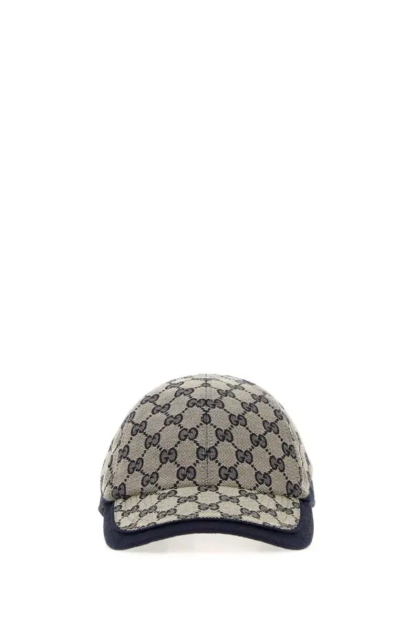 Gucci Two-tone Gg Fabric Baseball Cap