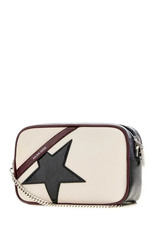 GOLDEN GOOSE Leather Mini Star Crossbody Bag - Multicolor