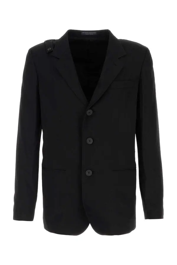 Yohji Yamamoto Wool Blazer - Black