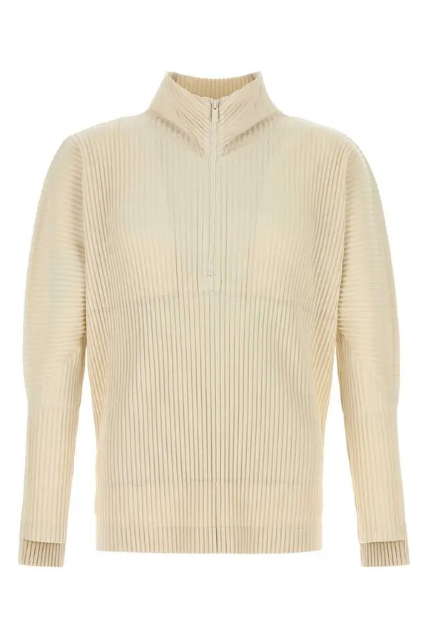 Issey Miyake Sand Polyester Sweatshirt