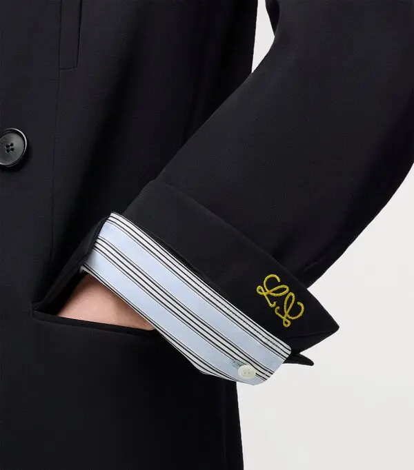 Loewe Wool-blend Double-breasted Coat