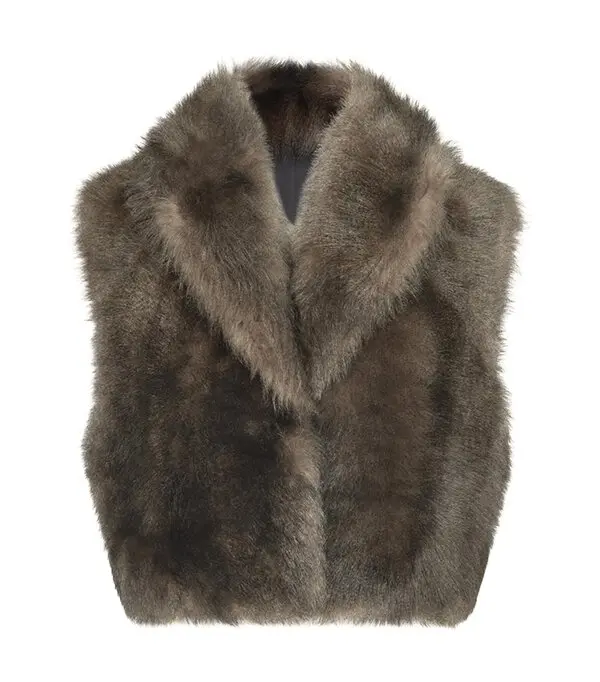 Brunello Cucinelli Shearling Sleeveless Jacket