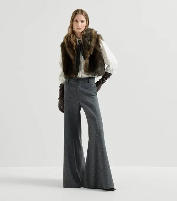 Brunello Cucinelli Shearling Sleeveless Jacket