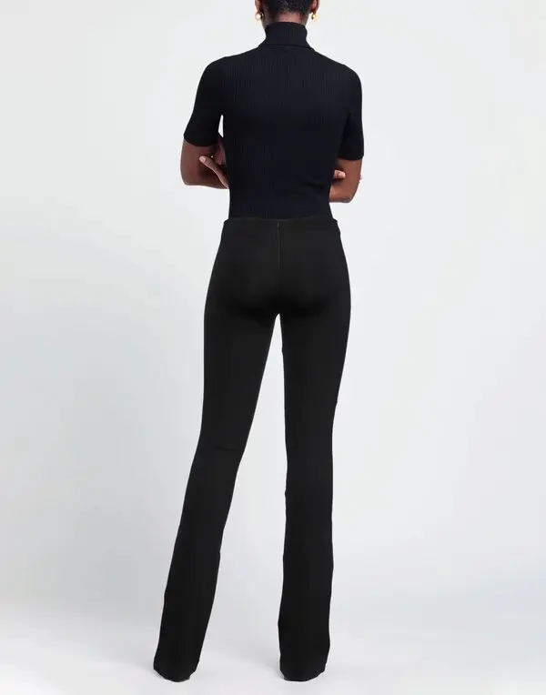 Sportmax Solid Color Stretch Flare Pants