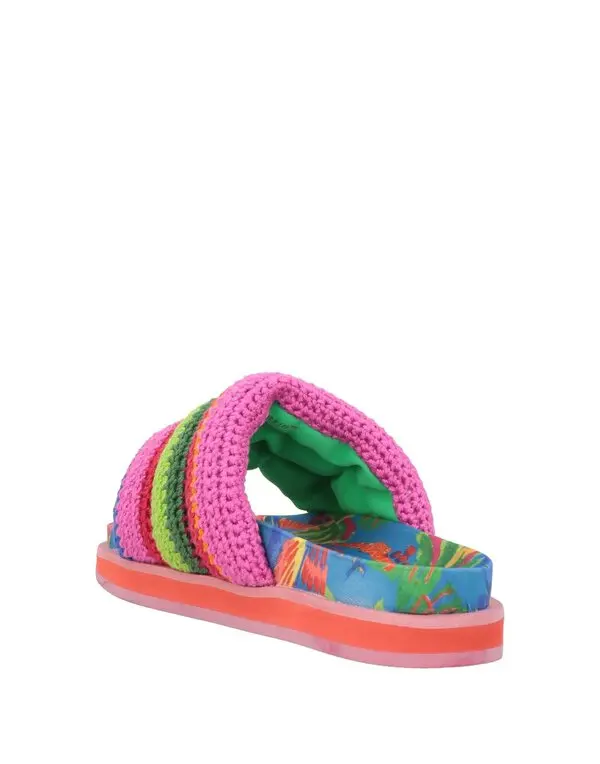 Farm Rio Stylish And Comfortable Colorful Crochet Slippers