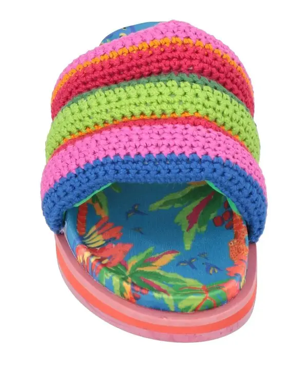 Farm Rio Stylish And Comfortable Colorful Crochet Slippers