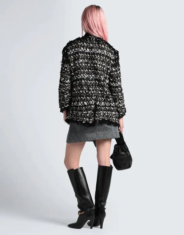 Dolce & Gabbana Colorful Single-breasted Wool Coat