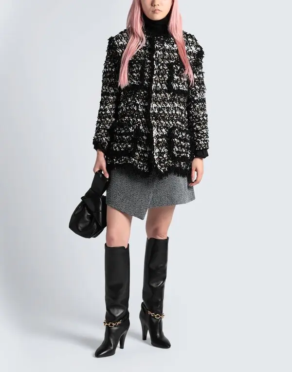 Dolce & Gabbana Colorful Single-breasted Wool Coat