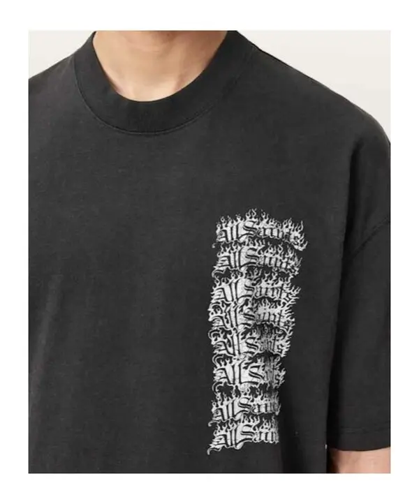 ALLSAINTS Short-sleeved T-shirt - Washed Black