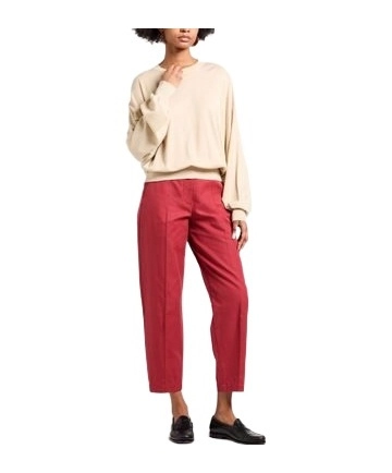 Brunello Cucinelli Solid Color Tapered Pants