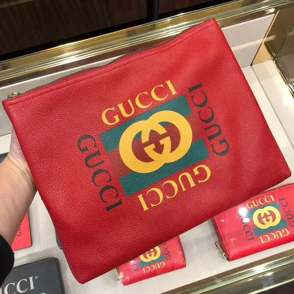 Gucci Medium Logo Printed Handbag