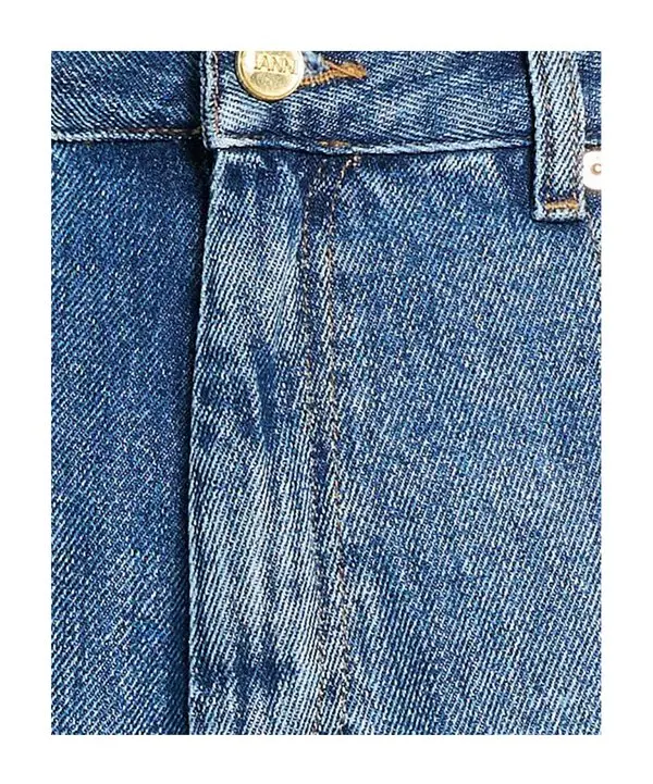 GANNI Light-colored Denim Work Shorts