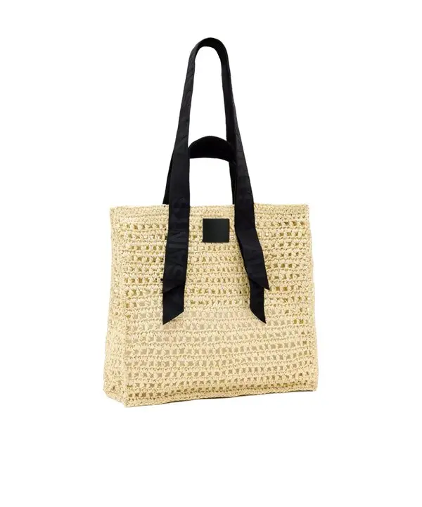 ALLSAINTS Woven Logo-strap Tote Bag - Nude