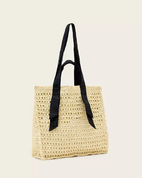 ALLSAINTS Woven Logo-strap Tote Bag
