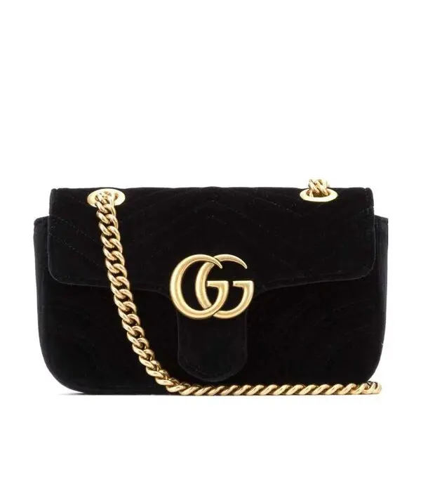 Gucci Gg Marmont Leisure Shoulder Bag - Black