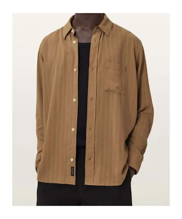 ALLSAINTS Carlyle Long Sleeve Oversized Shirt